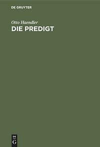 Die Predigt | Buch | 9783112339794 | eBay.de