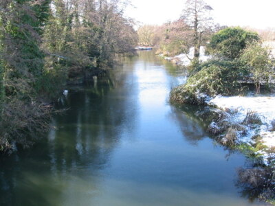 Photo 6x4 River Kennet Calcot/SU6671 A view from a footbridge over the ...