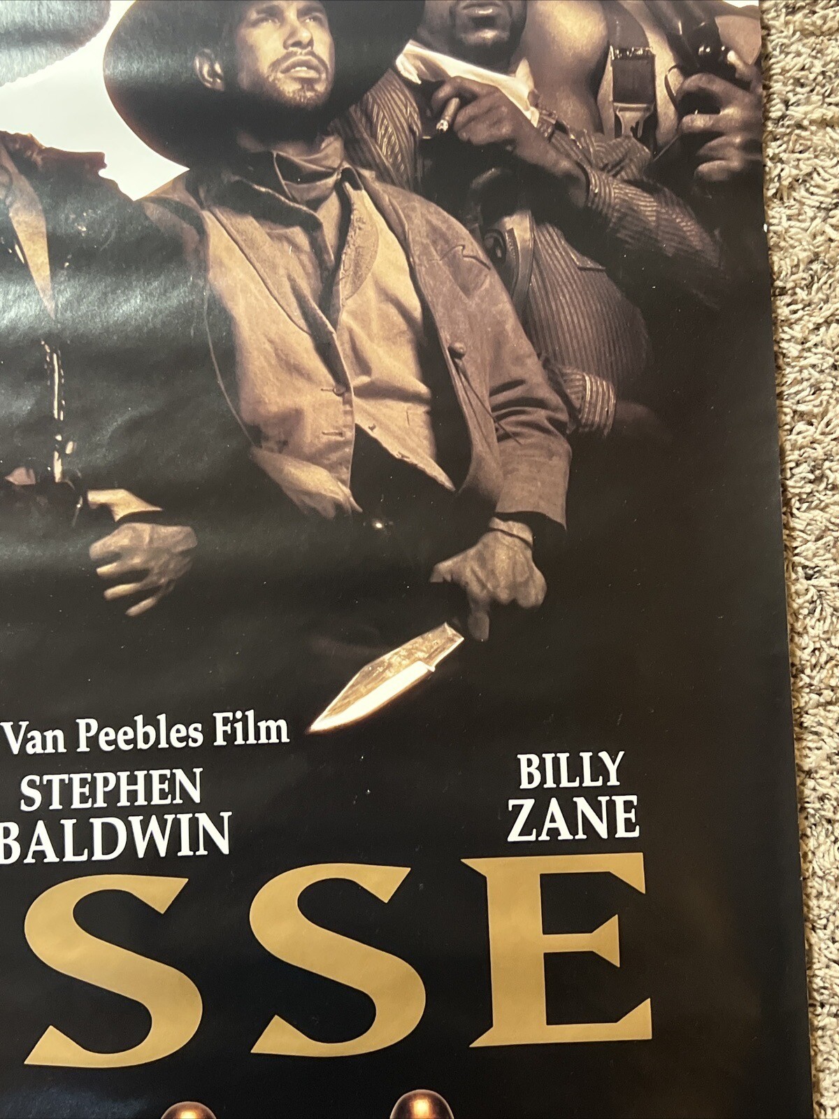 Vintage 1993 Original Movie Poster POSSE - Mario Van Peebles & Stephen ...