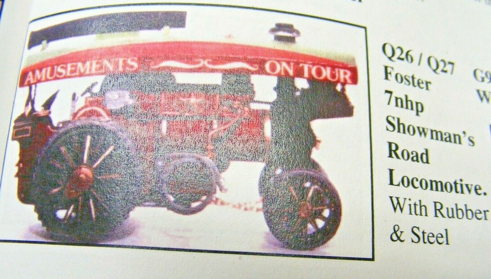 Foster Steam Traction Showman's Engine Kit By Langley Models OO Scale ...