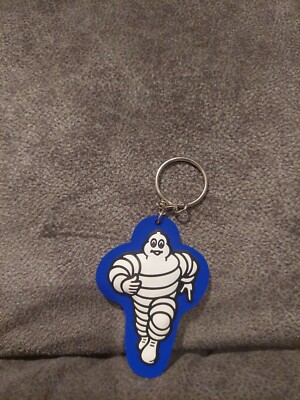Michelin Man Tyre Mascot Bibendum Rubber Keyring | eBay Australia