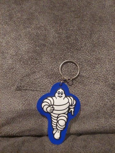 Michelin Man Tyre Mascot Bibendum Rubber Keyring | eBay