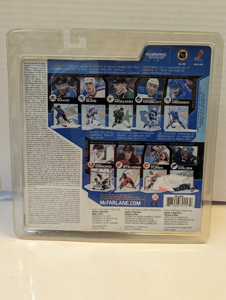 2003 McFarlane NHL Toronto Maple Leafs Tie Domi ACtion Figure 7" New ...