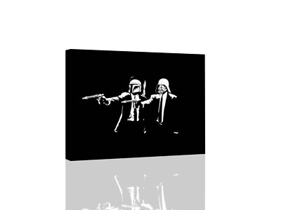 Star Wars Pulp Fiction - CANVAS OR PRINT WALL ART | eBay