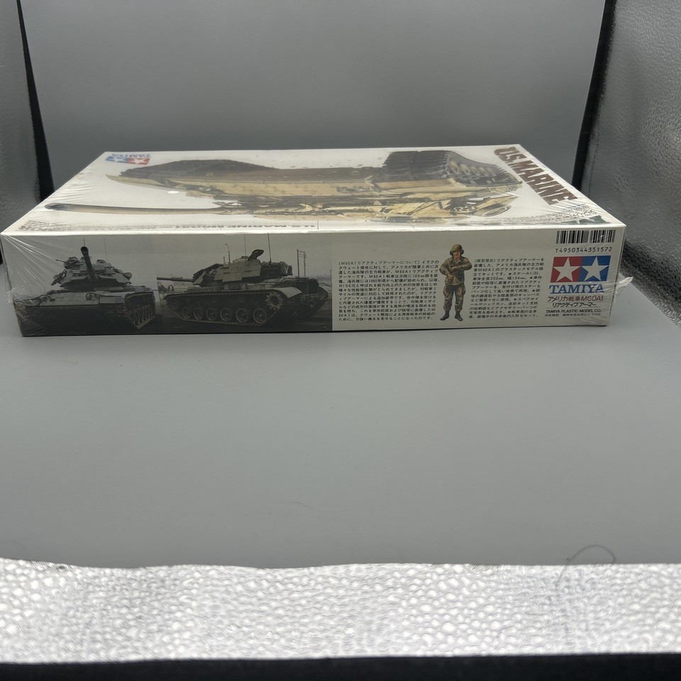 NEW Tamiya 35157 1/35 Model Kit U.S Marine M60A1 Battle Tank w/Reactive ...