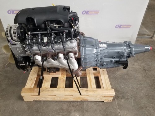 5.3 L59 LS ENGINE 4X2 REMAN 4L60E TRANSMISSION PULLOUT 2003 GMC YUKON ...