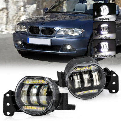For BMW E60 E90 E63 E46 323i 325i 525i LED Fog Light Driving Lamps ...