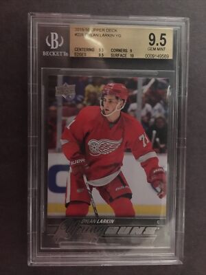 2015-16 Upper Deck Dylan Larkin #228 Young Guns Rookie RC YG BGS 9.5 ...