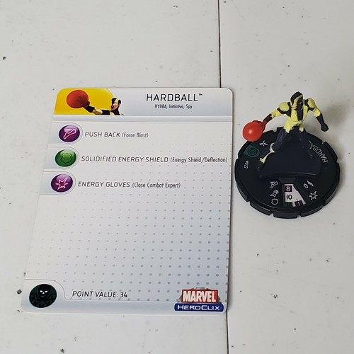 Marvel Heroclix Hardball #022 Captain America set Uncommon w/ card | eBay