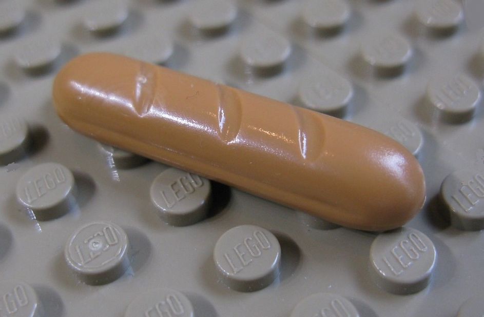 LEGO FRENCH BREAD ~ Minifigure Food Baguette Piece for City Sets ...
