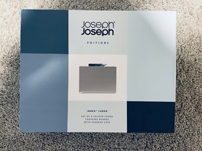 NEW! Joseph Joseph "Editions" Index blue color-coded cutting boards | eBay