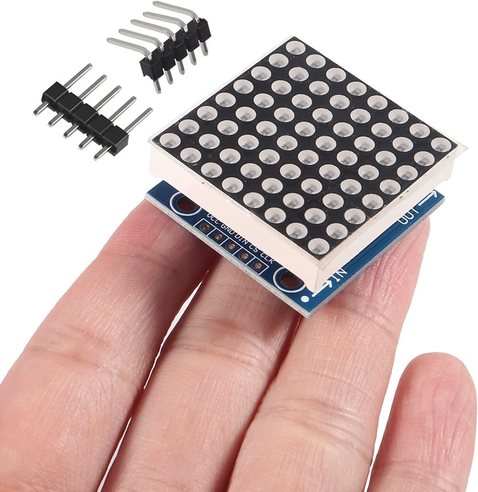 8x8 GREEN dot matrix 8*8 led display MAX7219 module for Arduino DIY ...