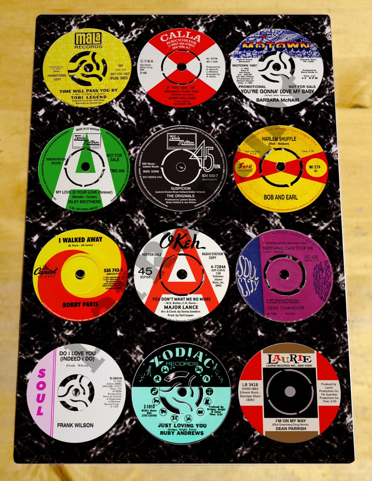 Northern Soul Metal Sign / Plaque, Northern Soul Vinyl Record Sign ...