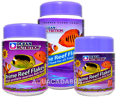 OCEAN NUTRITION PRIME REEF FLAKES MARINE FISH FOOD VITAMIN PROTEIN ...