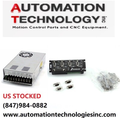 US Ship Gecko G540 Controller & 48V 12.5A 110/220V Power Supply CNC Kit ...