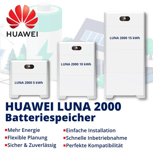 Huawei LUNA 2000 Batteriespeicher-Paket 5 - 15 kWh LUNA2000-5-S0, 10-S0 ...