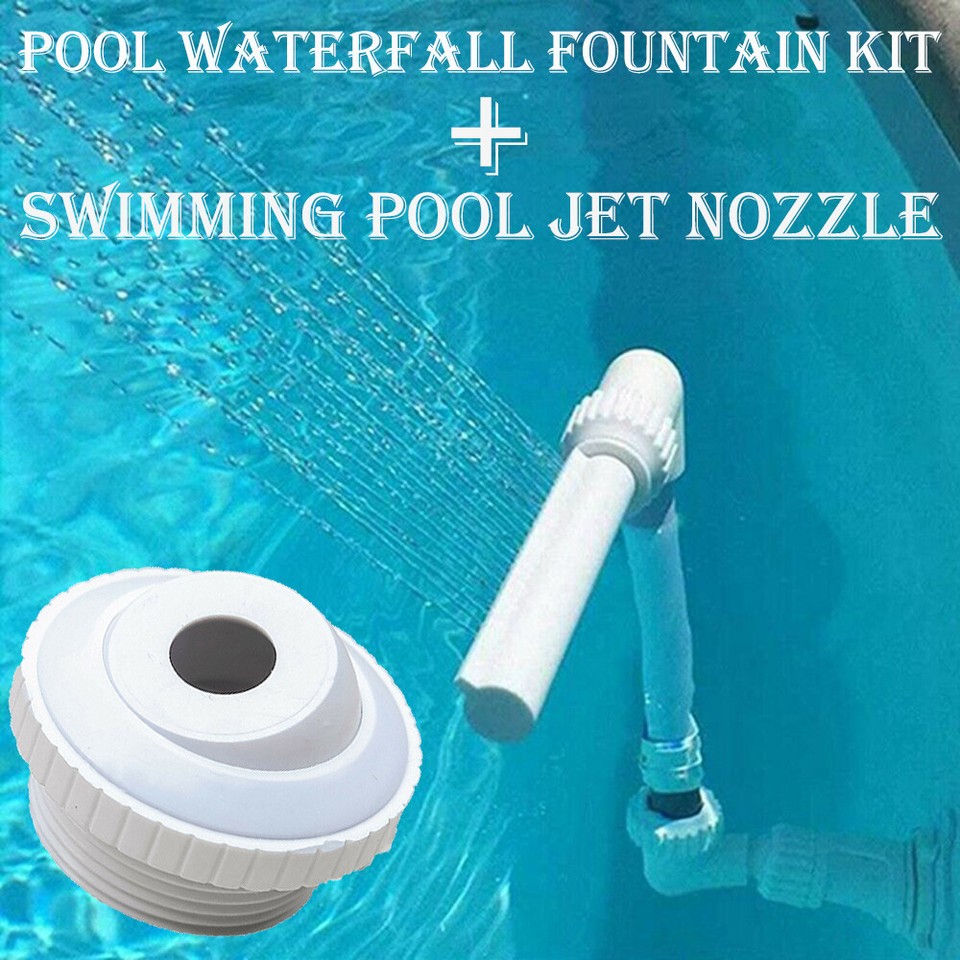 Pool Waterfall Fountain In ground Above Ground Swimming Pool Water ...