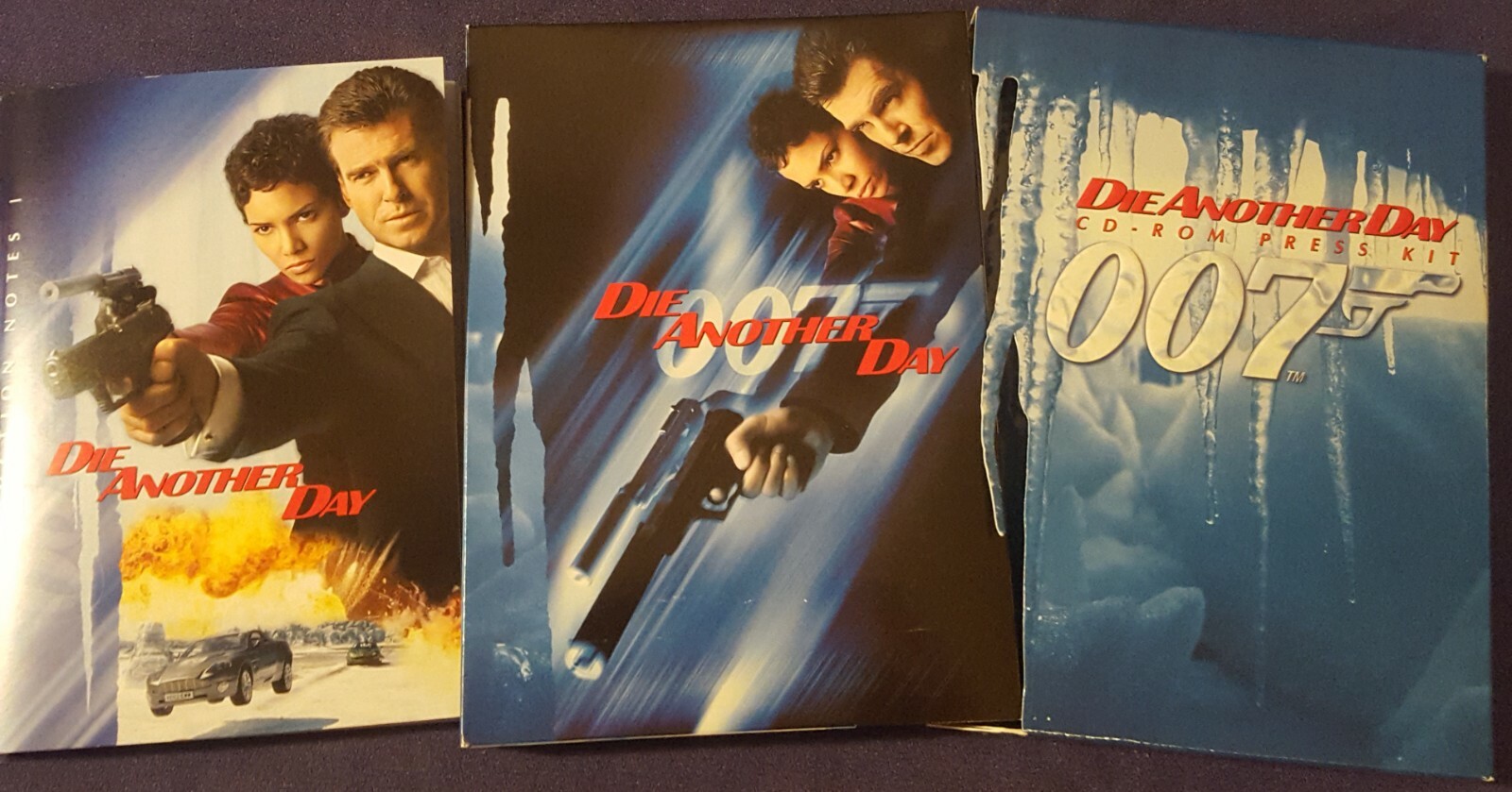 James Bond 2002 Die Another Day CD-ROM Press Kit with production notes ...