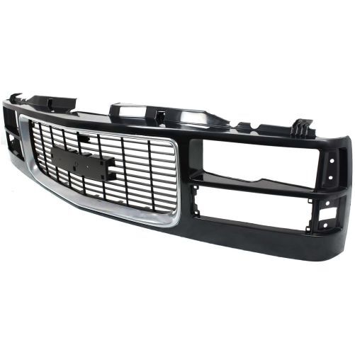 Grille Assembly Black W/Composite Type For GMC Yukon Suburban 12388709 ...