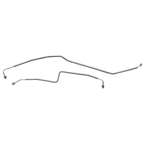 Rear Axle Brake Lines 2pc 99-07 Chevy / GMC Truck 3500 Dually OEM Steel ...