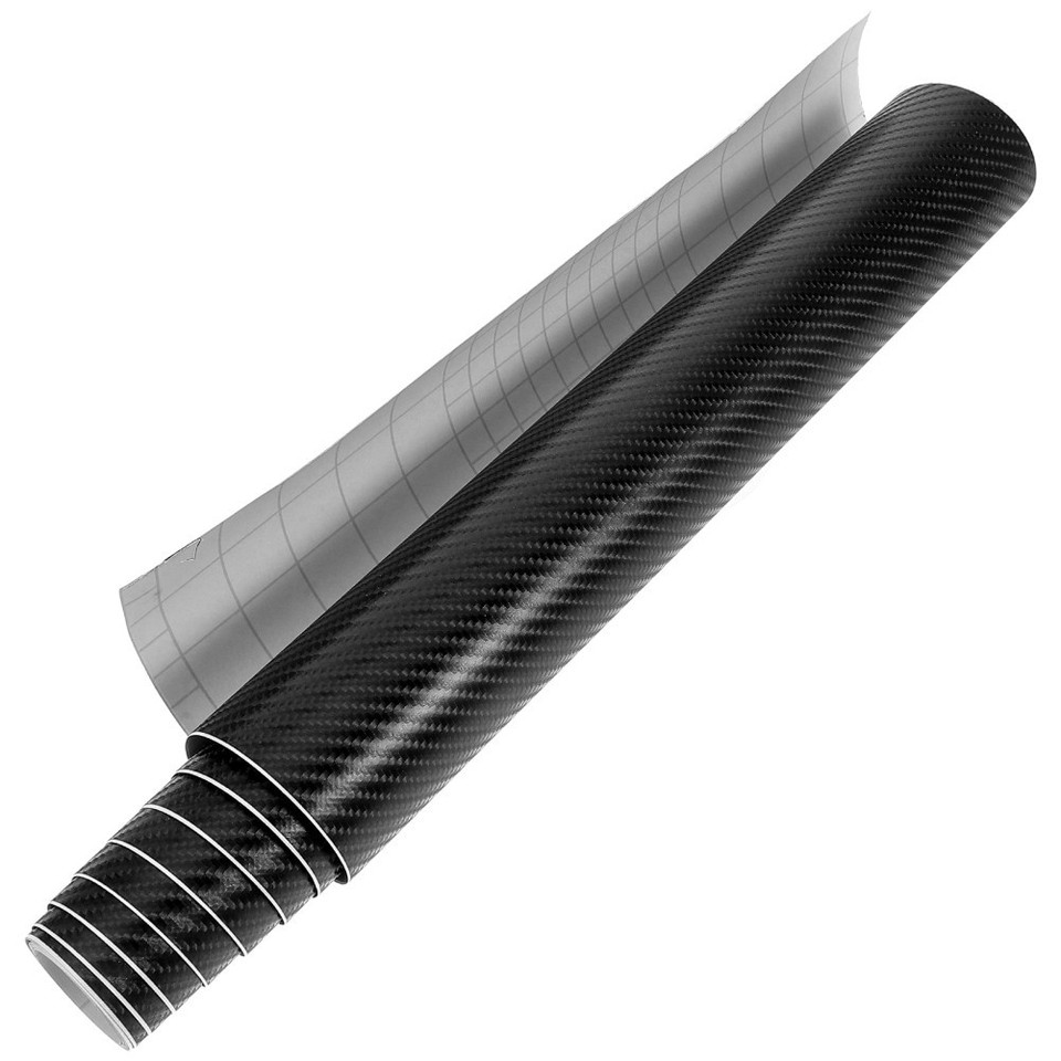 PVC Carbon Fiber Vinyl Wrap Automotive Sticker Decal 200 00 X 30 00 X 0 ...