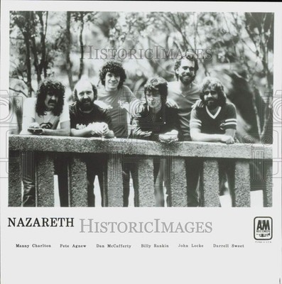 Press Photo Members of the Scottish hard rock band, Nazareth - afx29152 ...