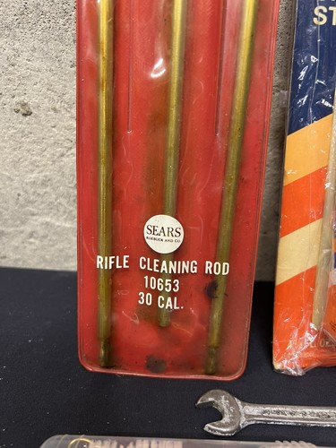 Sears Rifle Cleaning Rod Kit Tools & Various Gun Cleaning Oils | eBay
