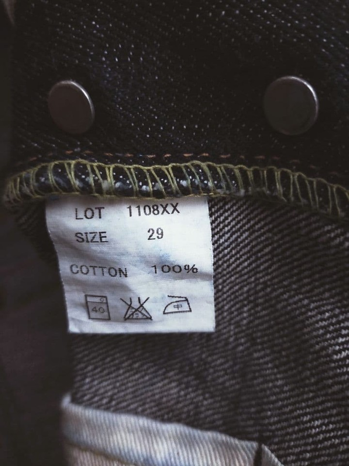 FULLCOUNT 1108XX Old Model W29 Japan Made Selvedge Jeans Dark Indigo ...