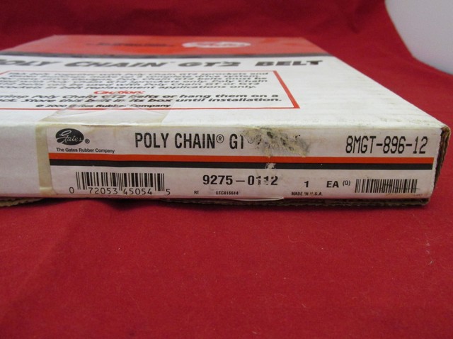 Gates Poly Chain Gt2 Belt 8mgt-896-12 for sale online | eBay