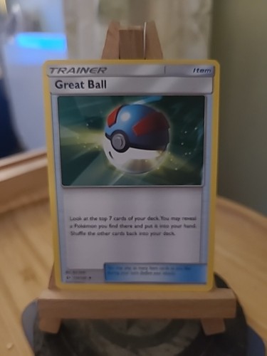 Pokémon Trading Card Game Trainer Great Ball Sun And Moon Card #119/149 ...