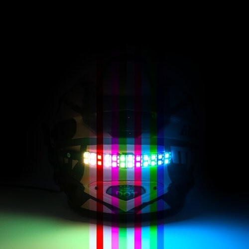 BLIZZARD BUSTER - Color Selectable Snowmobile Helmet Safety Light RGB ...