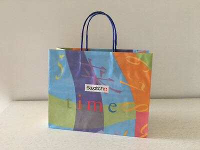 Used - SWATCH Boutique Bag - 30 X 24 X 12 Cm - Used | eBay