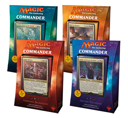 Magic: the Gathering 2017 Commander Deck Case - 4 Box for sale online ...