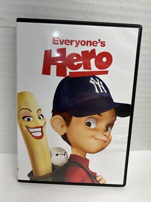 Everyone's Hero - DVD - Kids Baseball Cartoon Movie A Big League Hit ...
