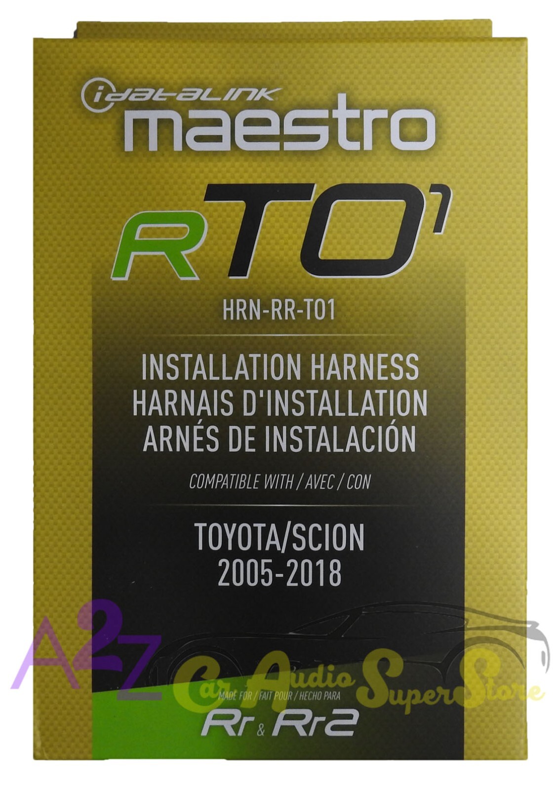 IDATALINK MAESTRO HRN-RR-TO1 T-HARNESS RTO1 FOR SELECT 2006 - UP TOYOTA ...