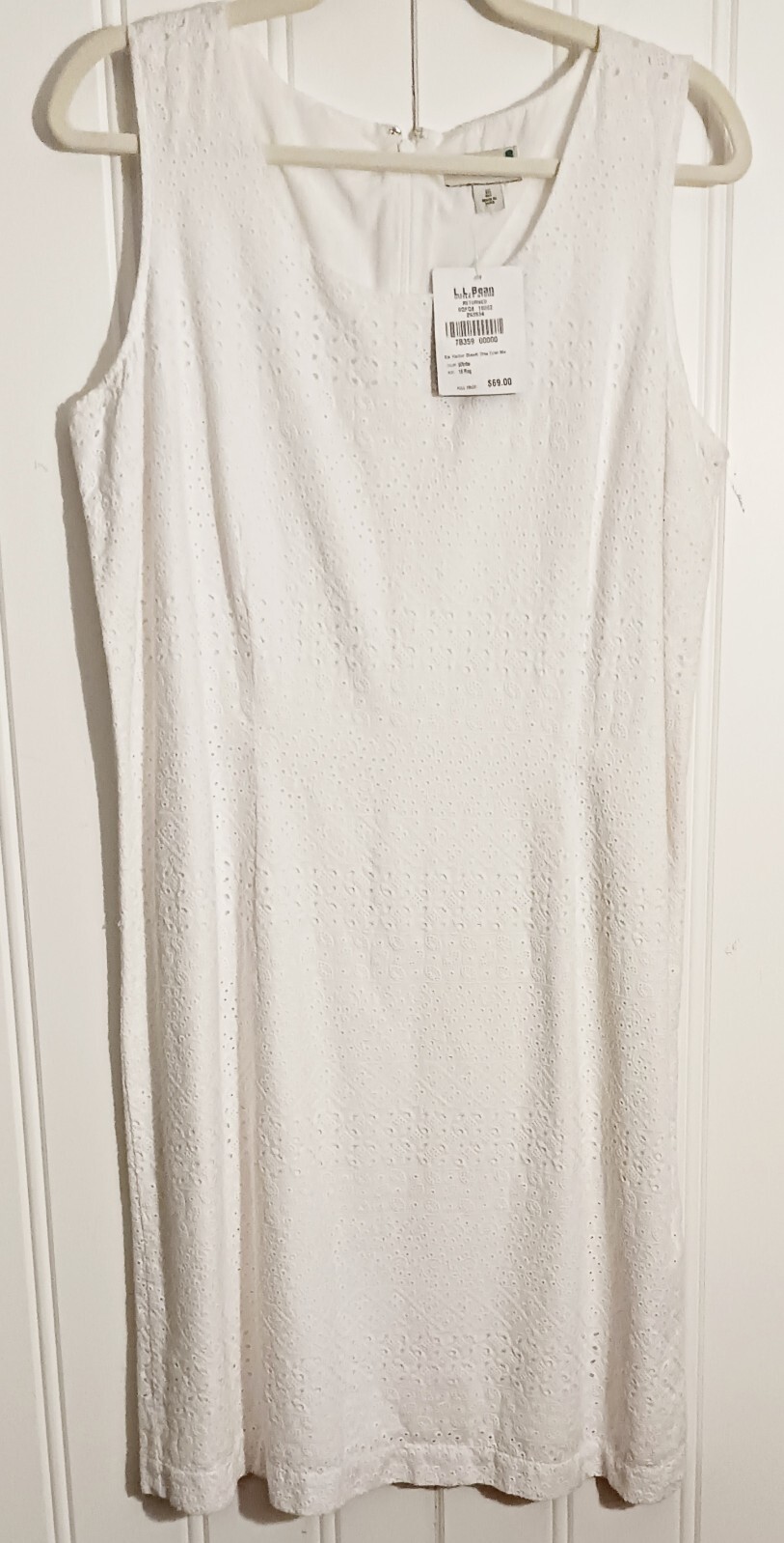 L. L. Bean Outlet Store Return White Bar Harbour Shea… - Gem