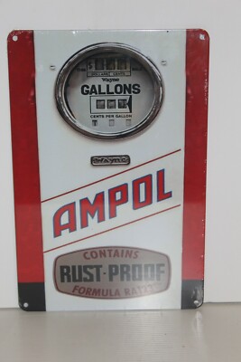 AMS6 AMPOL Metal Sign New 30 cm H X 20 cm W | eBay Australia