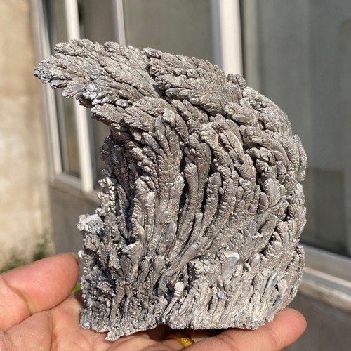 316g Large Rare Natural Magnesium Ore Crystal Feather Cluster Rough ...