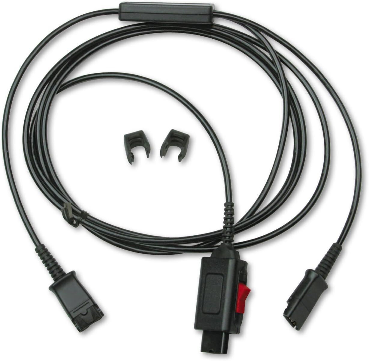 27019-03 Y-Splitter Adapter 85S07AA Plantronics QD Cord Training Cable ...