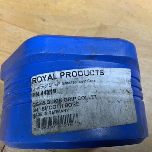 Royal Products QG-65 Quick Grip Collet 3/4” serrated bore | eBay