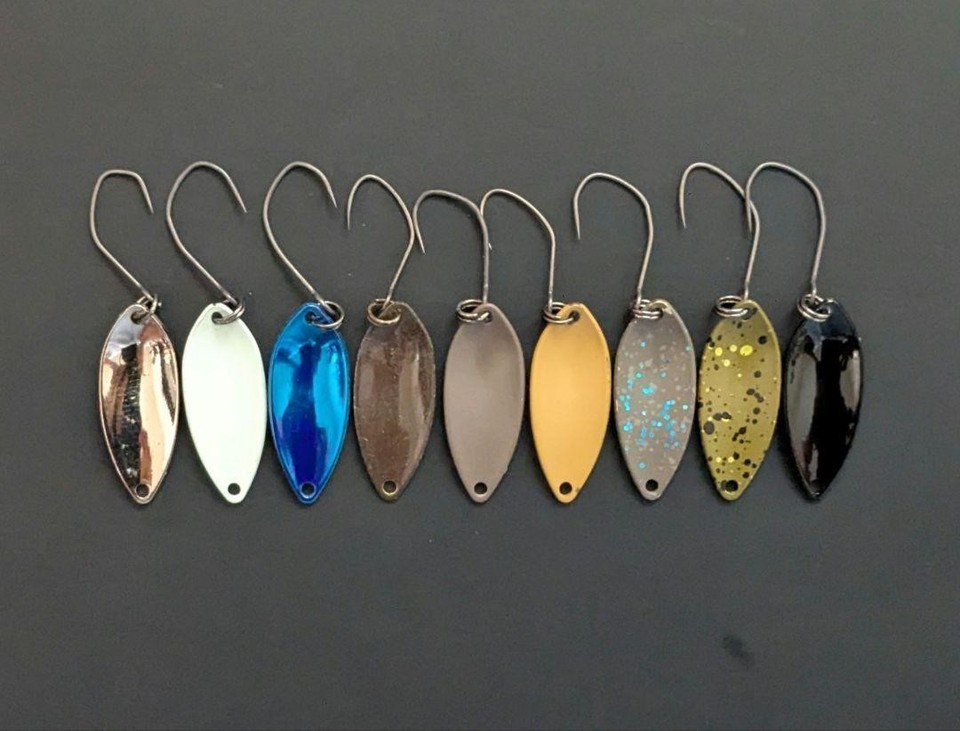 Rodio Craft BF Spoon 0.9g Lot of 9 Area Trout Fishing Lures Stocked ...