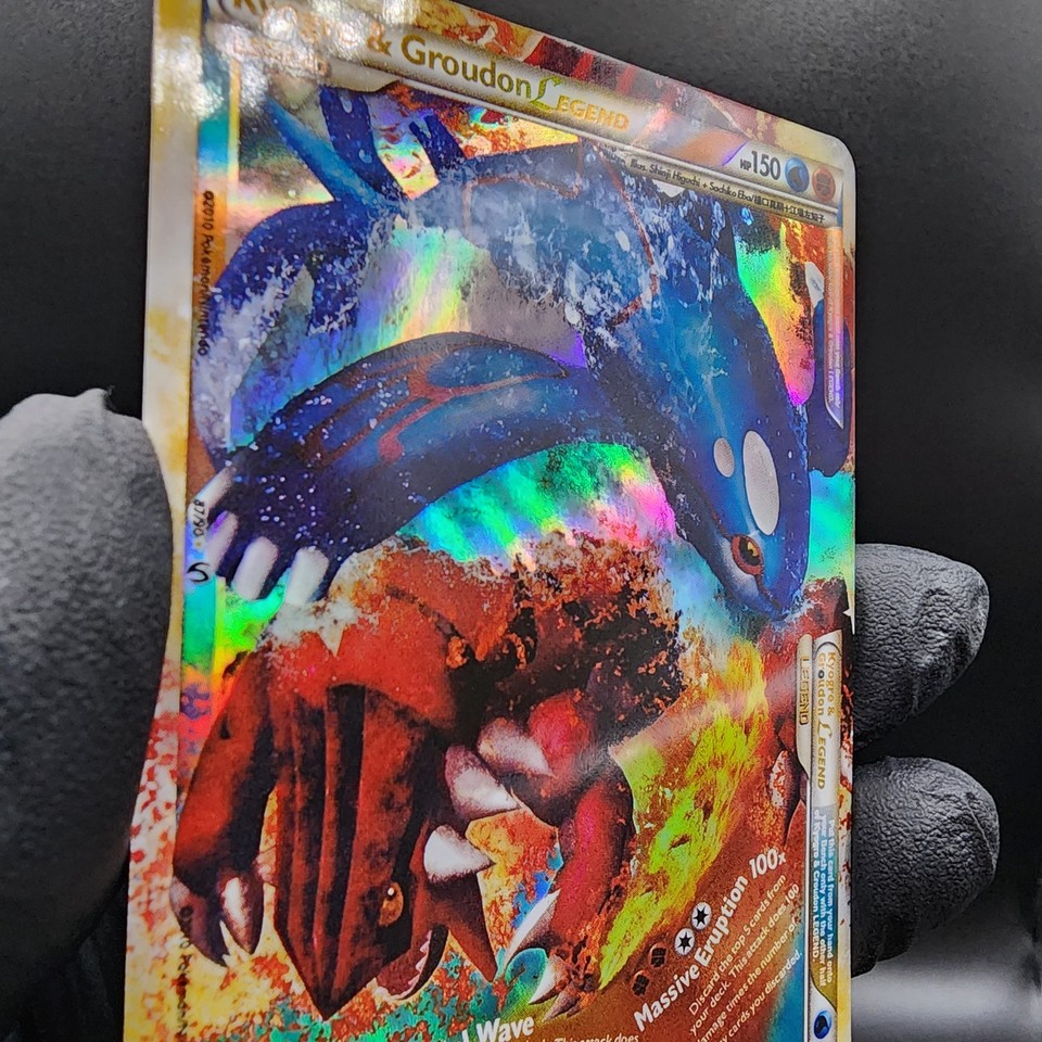 Pokemon Kyogre & Groudon Legend Custom Made Fan Art Holo | eBay