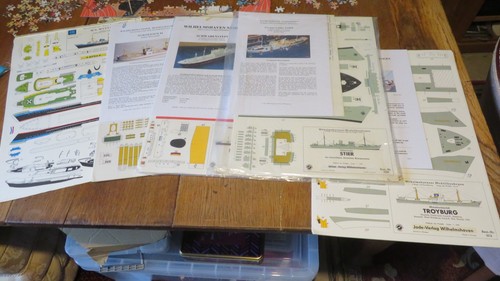 ship card model kit - 5 models in total | eBay UK