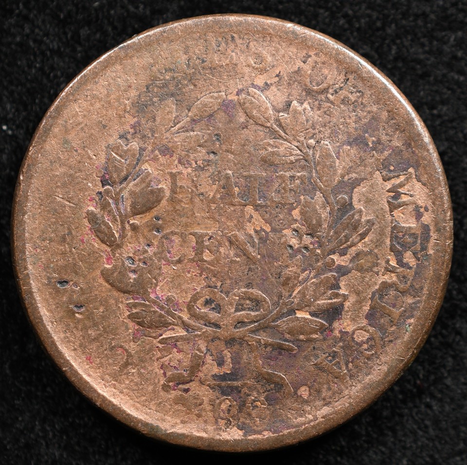 United States 1/2 Cent 1807, Coin, Draped Bust, Inv#G441 | eBay