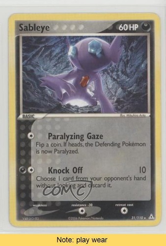 Sableye Pokemon EX Holon Phantoms #31 2006 READ 2f4 | eBay