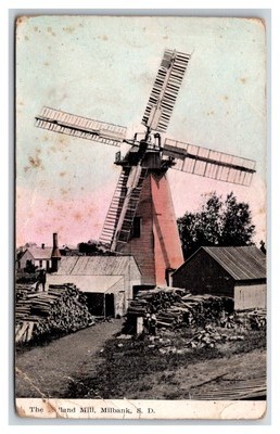 MILLBANK South Dakota ~ Lumber mill ~ windmill logging saw mill | eBay