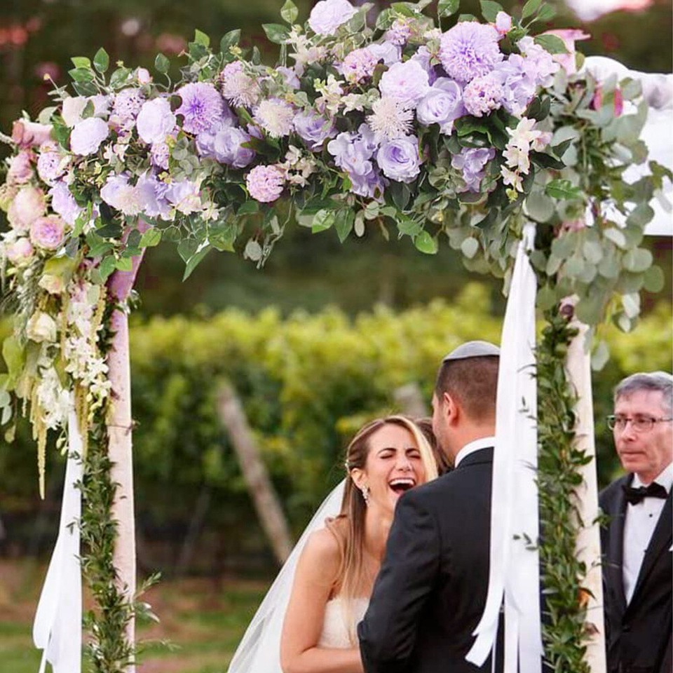 100cm Artificial Wedding Flower Row Flower Swag Table Backdrop ...