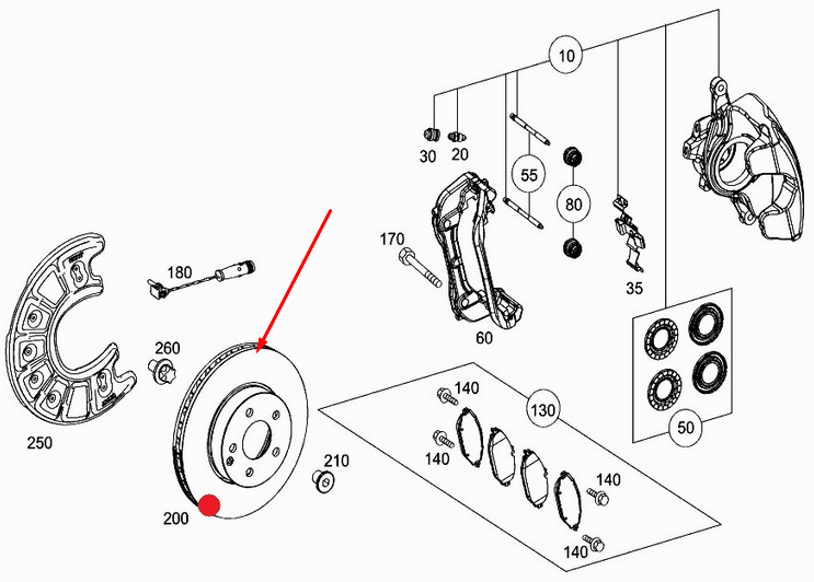 Mercedes-Benz A0004212112 Bond Brake Disc for sale online | eBay