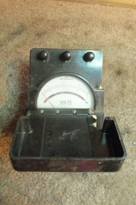 Vintage Westinghouse Electric Direct Current Voltmeter Volt Meter 8/40v ...