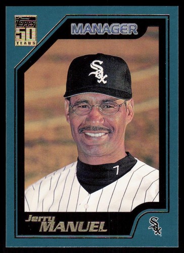 2001 Topps 327 Jerry Manuel Chicago White Sox | eBay